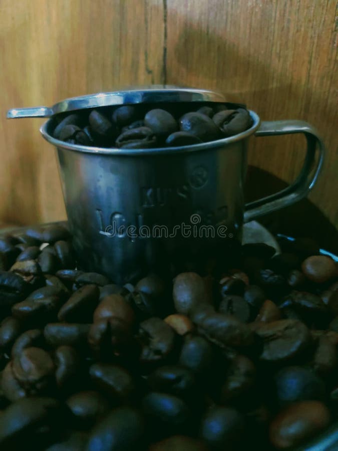 The signature coffee stock image. Image of cafein, coffee - 236044505