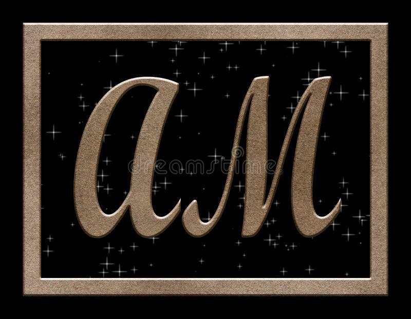Signature am , crystal stock illustration. Illustration of crystal ...