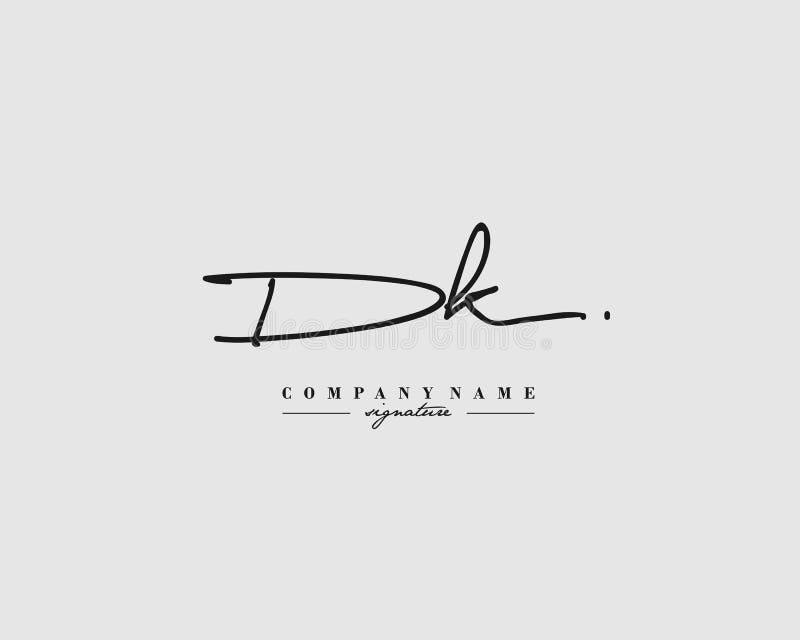 Dk Signature Stock Illustrations – 253 Dk Signature Stock Illustrations ...