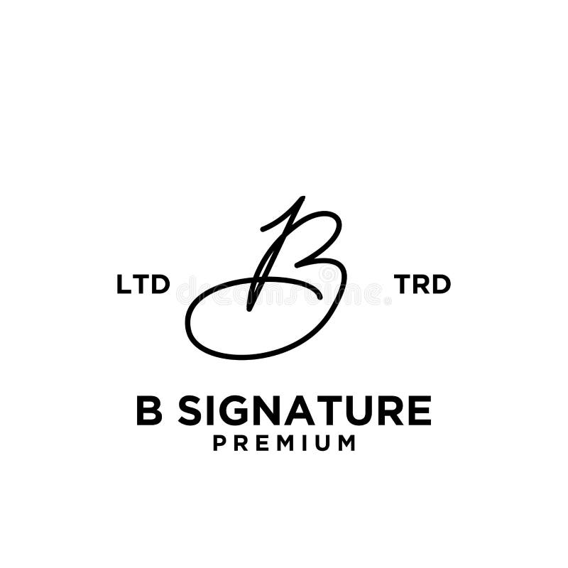 B Signature Stock Illustrations – 960 B Signature Stock Illustrations ...