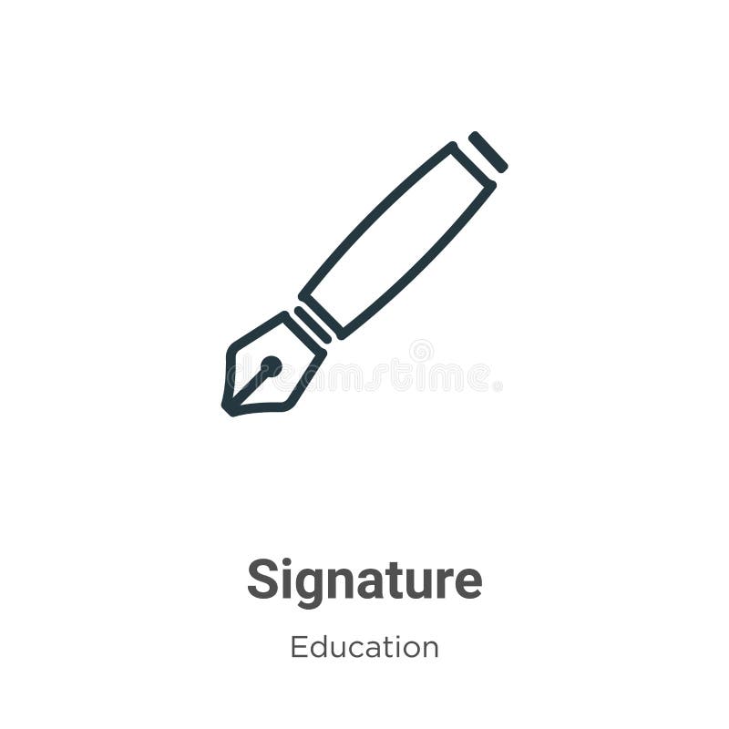 Signature Stroke Stock Illustrations – 4,254 Signature Stroke Stock ...