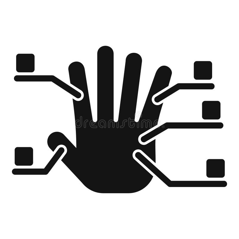 QR Code, Face Recognition and Scan Process Line Vector Icons. Stock ...