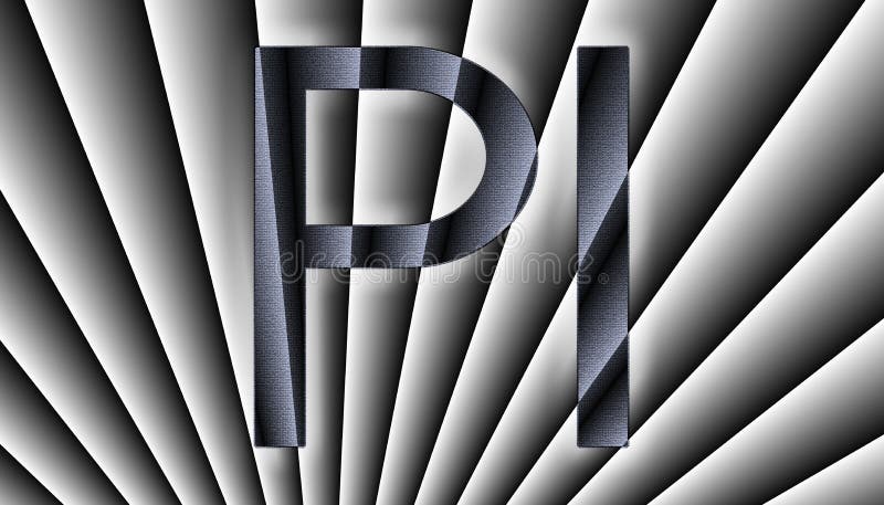 Signature PI , corner grad stock illustration. Illustration of poster ...