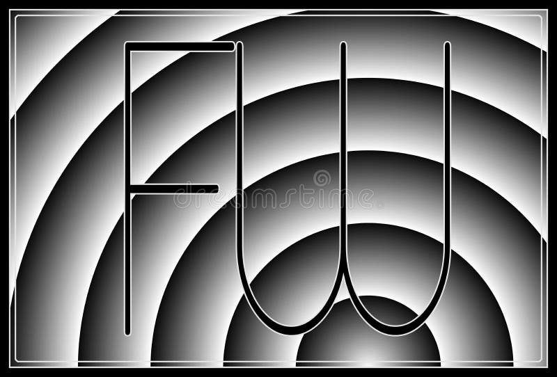 Signature FW , contur stock illustration. Illustration of logo - 242784186