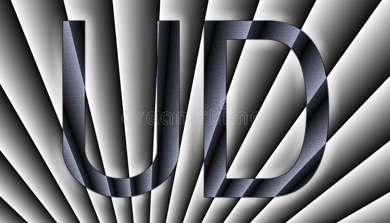 Signature UD , corner grad stock illustration. Illustration of graphic ...