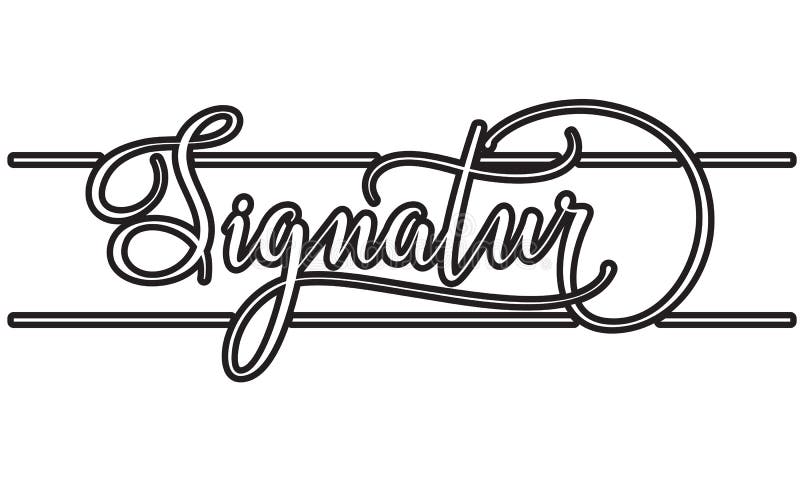 Word Signature Stock Illustrations – 4,312 Word Signature Stock ...