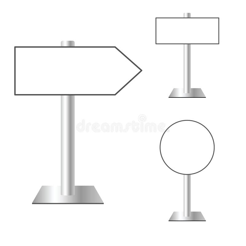 Wooden Signpost for Questions and Answers Vector Illustration Stock ...