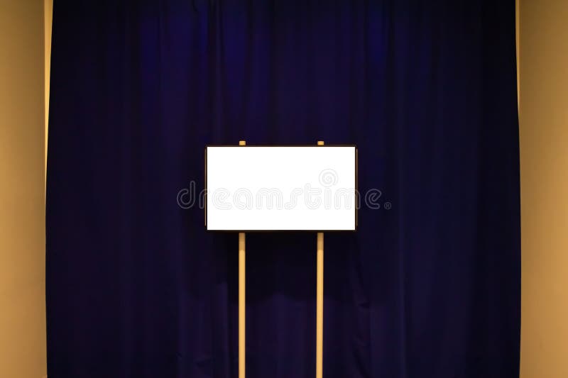 Signboard Mockup, Advertising Template, Empty Frame Copy Space, Logo ...