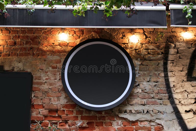 Signboard Mockup, Advertising Template, Empty Frame Copy Space, Logo ...