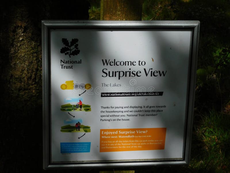 Surprise View Sign Post, Derbyshire Peak District Stock Photo - Image ...