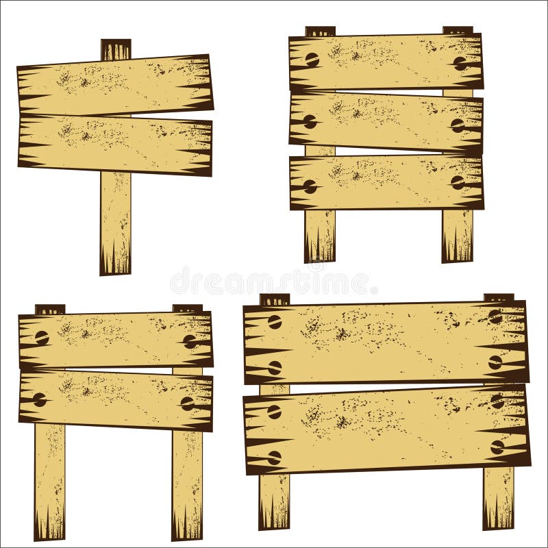 Signboard. Vector Illustration Decorative Design Stock Vector ...