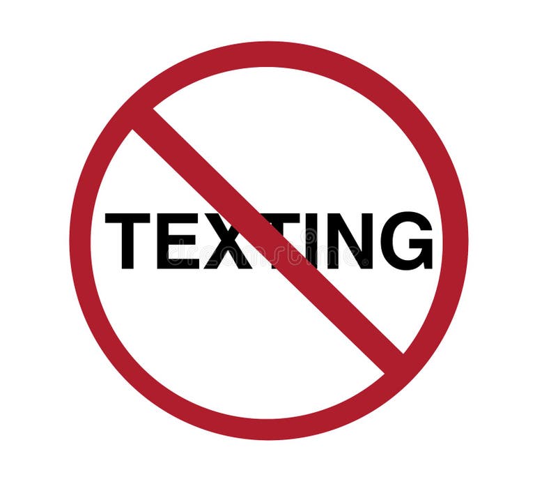 Signe - aucun texting illustration stock. Illustration du signalisation ...