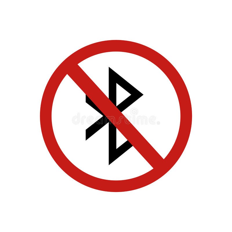 Icône De Signature Bluetooth Symbole Réseau Mobile Image stock ...