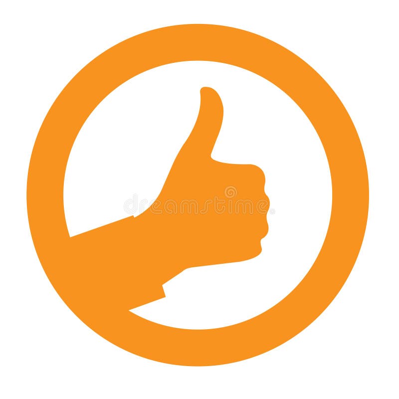 Signe Correct Avec Le Pouce Illustration de Vecteur - Illustration du ...