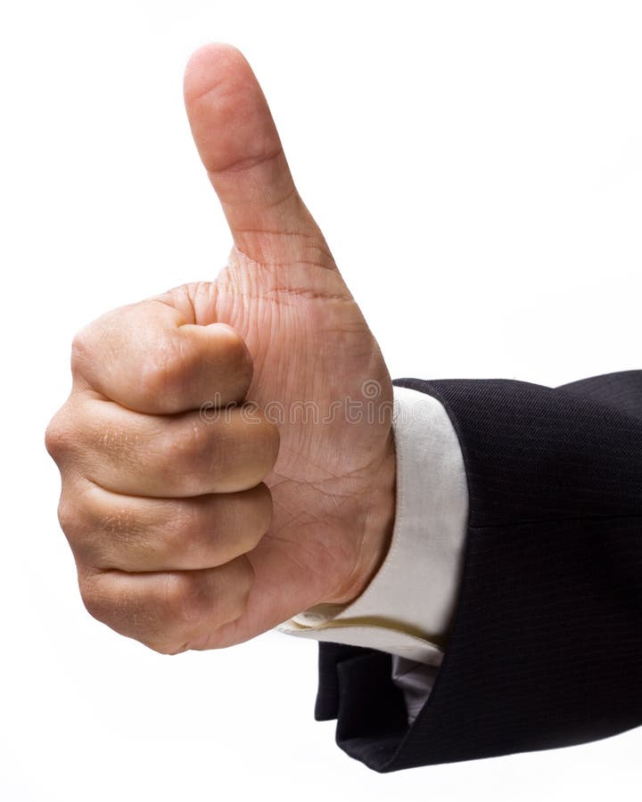 Signe d'approbation. image stock. Image du gesticulant - 21573477