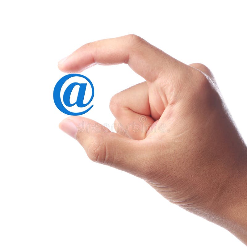 Signe d'email image stock. Image du caractère, businessman - 47026425