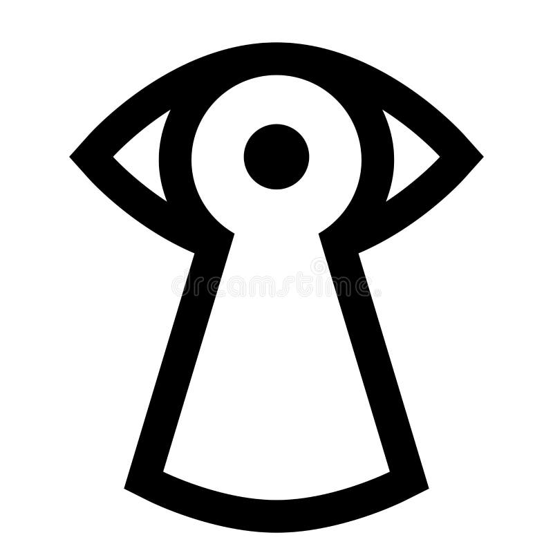 Signe d'espion illustration de vecteur. Illustration du pictogramme ...