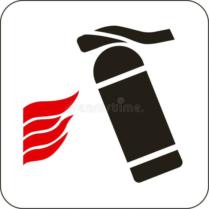 Sign Fire Extinguisher Stock Illustrations, Vecteurs, & Clipart ...