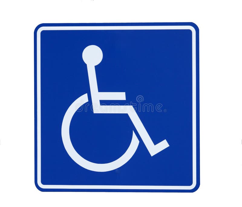 Signe d'handicap image stock. Image du wheelchair, graphisme - 596803