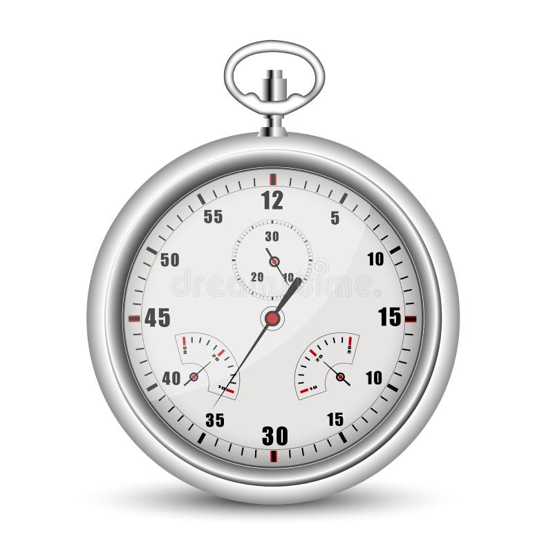 Signe D'horloge Ou Icône Simple De Vecteur De Temps Illustration de ...