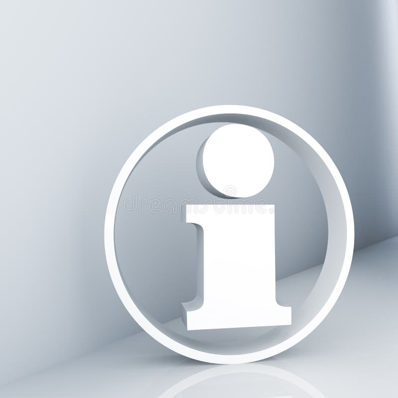 Signe d'information illustration stock. Illustration du demandez - 15257386