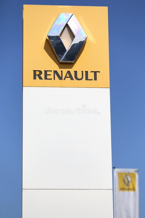 Signe De Concessionnaire De Renault Photo éditorial - Image du ...