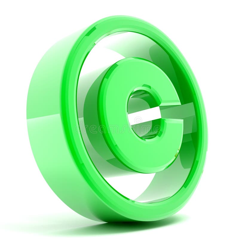 Icône De Signe De Copyright Bouton De Copyright Illustration de Vecteur ...