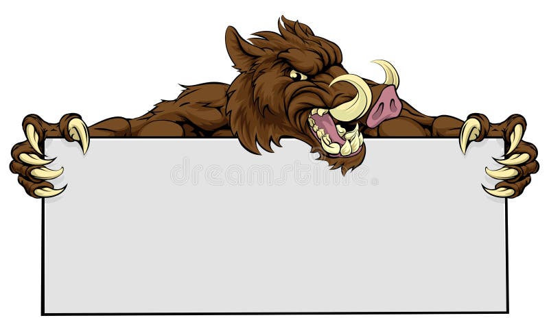 Signe De Mascotte De Verrat Illustration de Vecteur - Illustration du ...