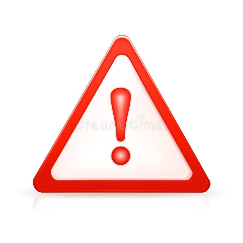 Signe De Point D'exclamation Images libres de droits - Image: 13368309