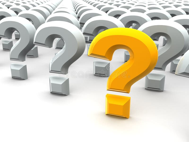 Signe de question illustration stock. Illustration du exigez - 6200378