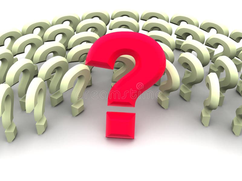 Signe de question illustration stock. Illustration du exigez - 6200378