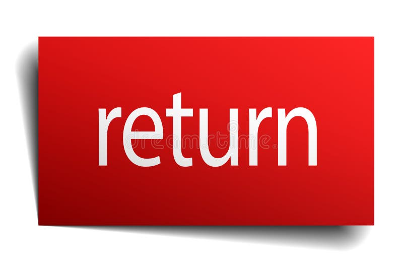 Signe de retour illustration de vecteur. Illustration du type - 122520739