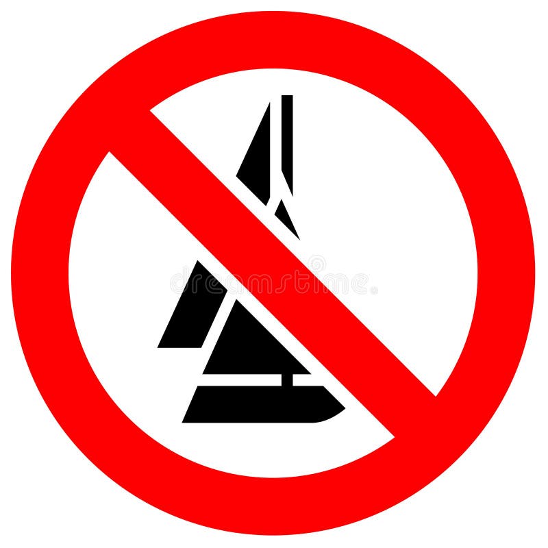 Signe De Rouge D'interdiction Illustration de Vecteur - Illustration du ...