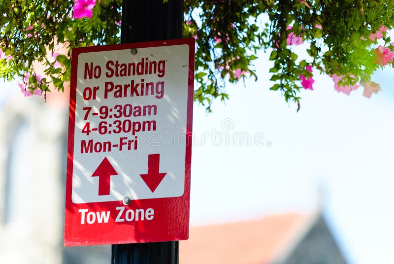 Signe de rue image stock. Image of stationnement, signe - 24110189