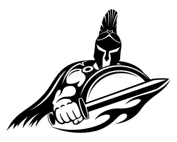 Signe de spartiate illustration de vecteur. Illustration du décoration ...