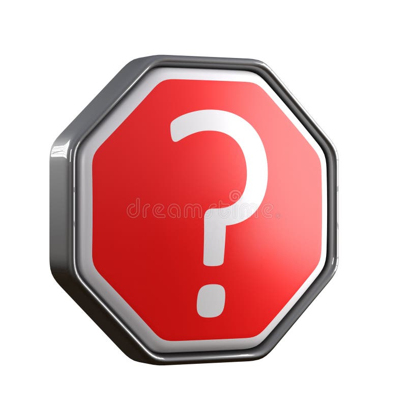 Signe De Symbole De Question Illustration Stock - Illustration du signe ...