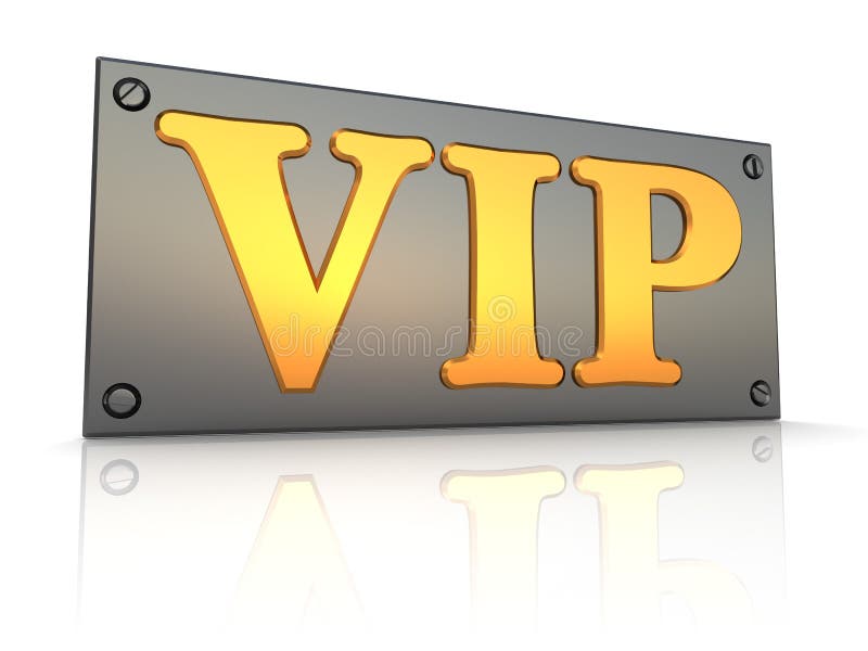 Signe de VIP illustration stock. Illustration of symbole - 13429173
