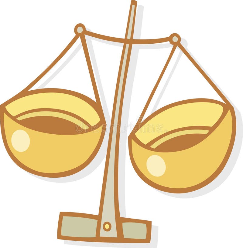 Signe De Zodiaque De Balance Illustration de Vecteur - Illustration du ...