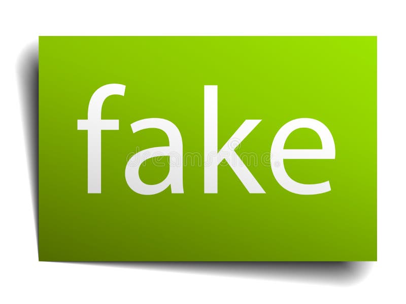 Signe faux illustration de vecteur. Illustration du drapeau - 122522710