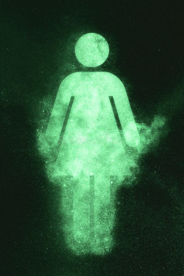 Signe Femelle Symbole Femelle Symbole Vert Photo stock - Image du ...