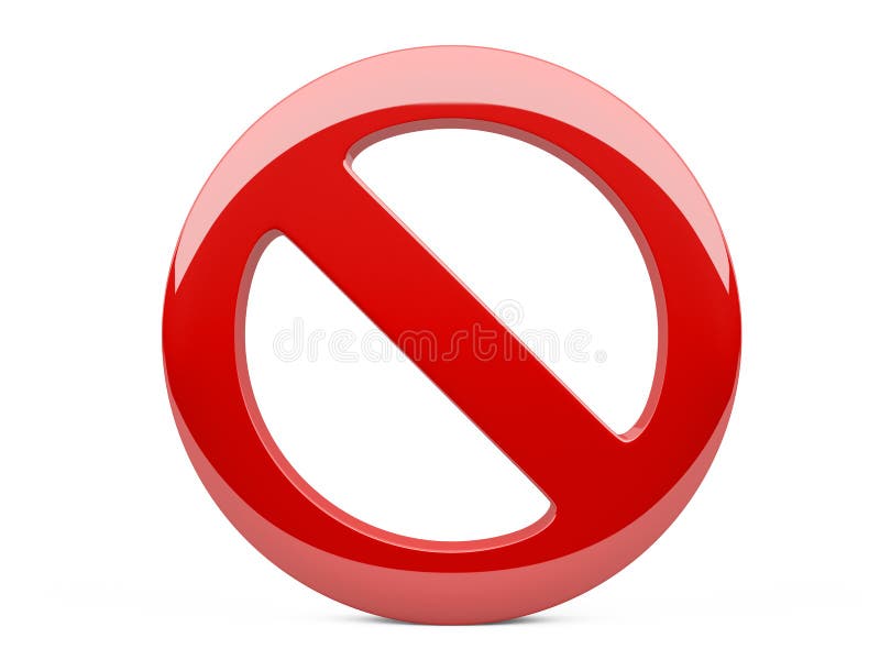 Signe interdit illustration stock. Illustration du règle - 42936525
