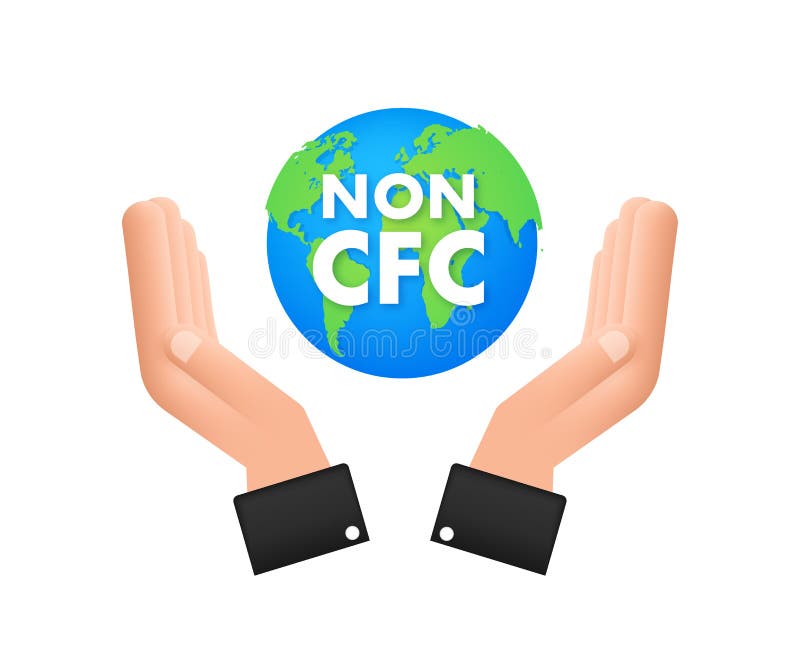 Signe Libre Cfc. Chlorofluorocarbones Ou Fréon. Illustration ...