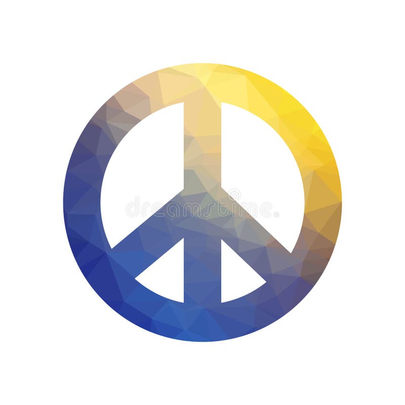 Symbole pacifiste illustration de vecteur. Illustration du illustration ...