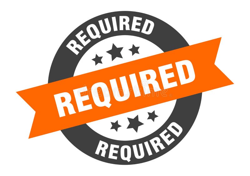 Signe requis illustration de vecteur. Illustration du requis - 160383358