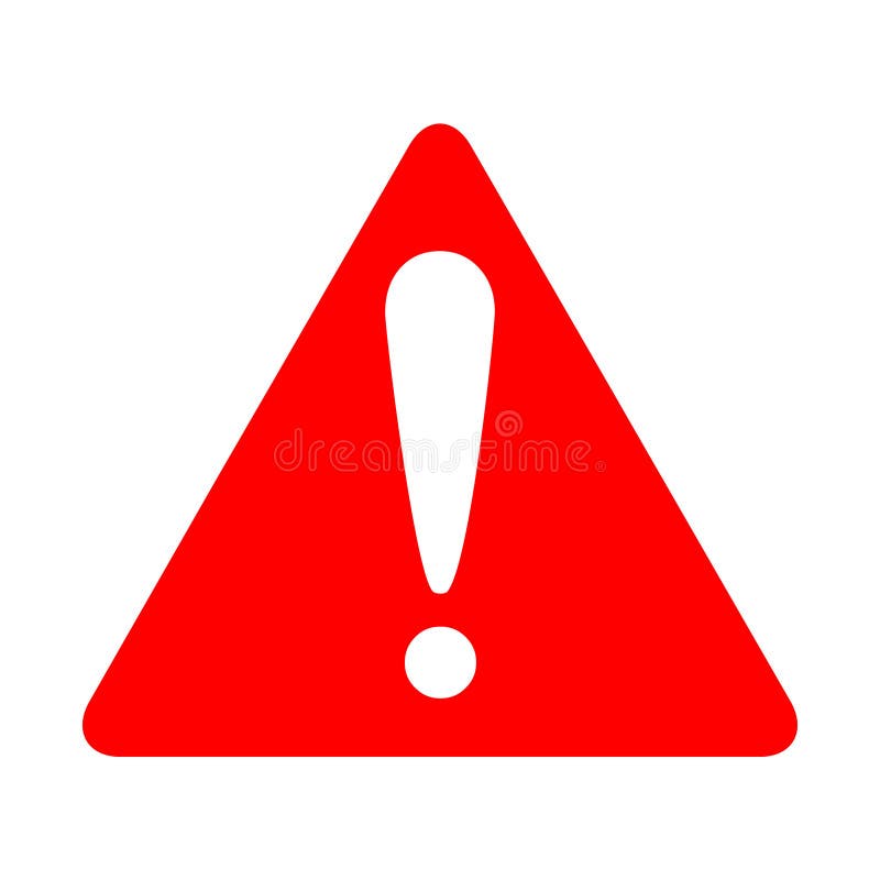 Signe Rouge D'exclamation - Panneau Routier De Triangle De Danger ...