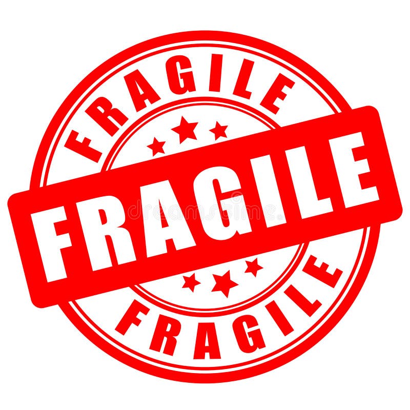 Symbole Fragile De Signe D'ic?ne De Vecteur Illustration Stock ...