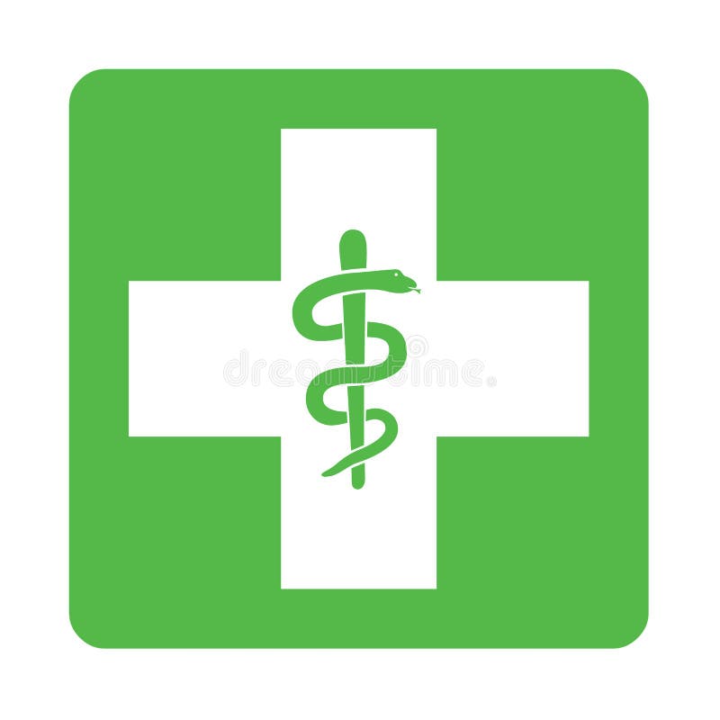 Croix Verte Graphisme De Pharmacie Stock Illustrations, Vecteurs ...
