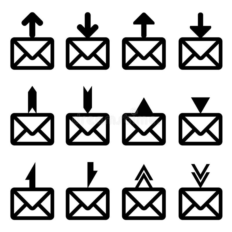 Signature d'e-mail illustration de vecteur. Illustration du objet ...