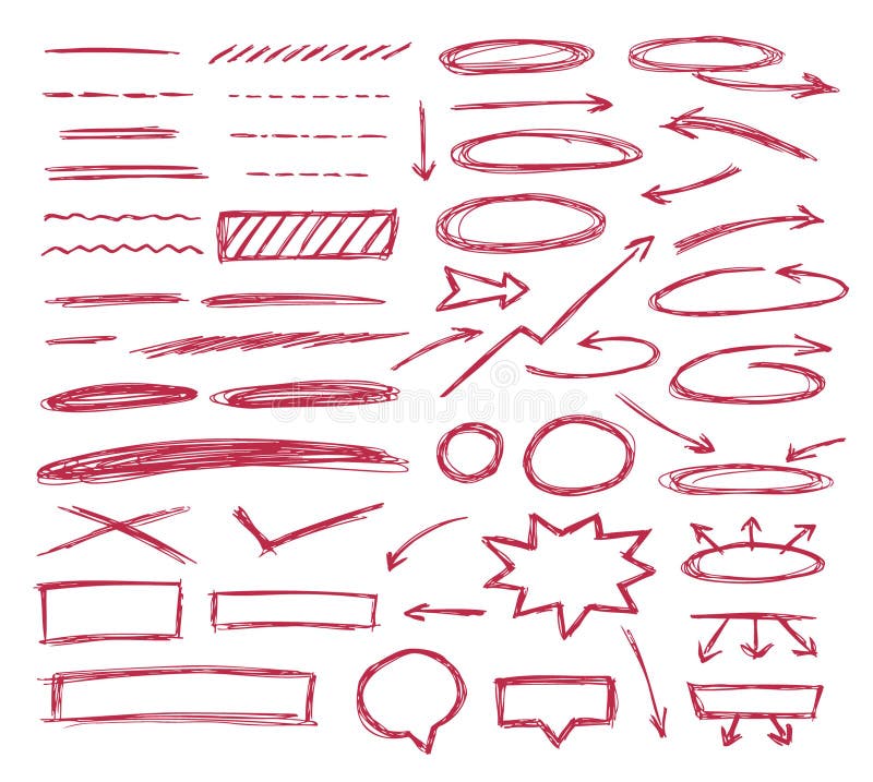 Signes de correction illustration de vecteur. Illustration du ramassage ...