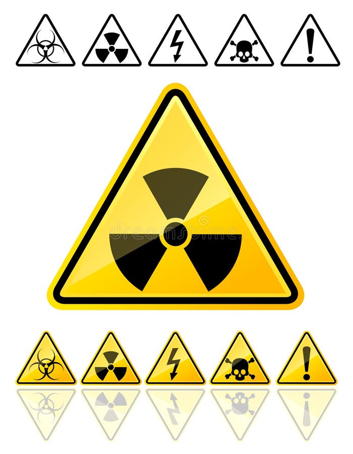 Signes de danger illustration de vecteur. Illustration du risqué - 7290113